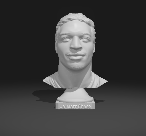 👤 Ja'Marr Chase Premium Statue・ STL File for 3D printing・Cults