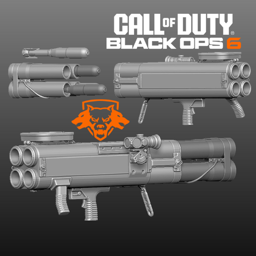 🤙 M202 FLASH / Grim Reaper Call of duty black ops 6 warzone・ OBJ File ...