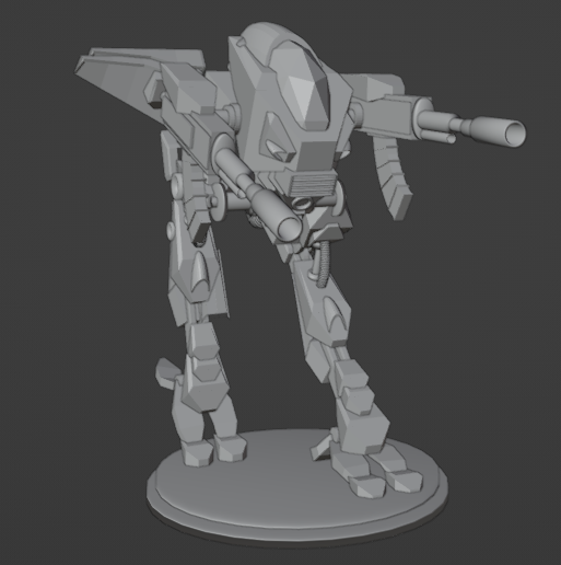 STL file Double Gun Mech 🔫 ・Template to download and 3D print・Cults