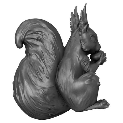 🐉 Squirrel・ STL File for 3D printing・Cults