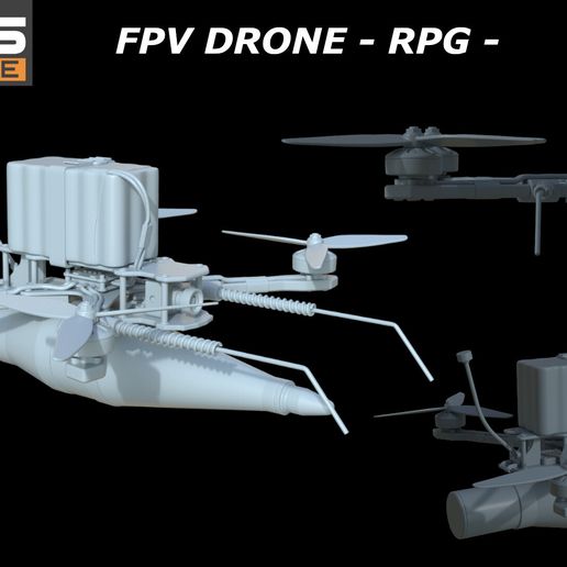 ️ Drone fpv・ STL File for 3D printing・Cults