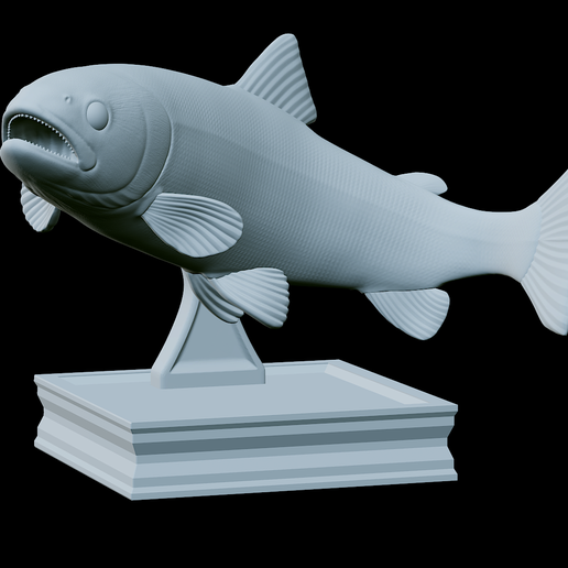 🌈 rainbow trout / Oncorhynchus mykiss fish in motion trophy statue ...