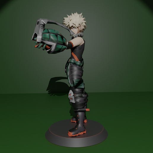💬 Katsuki Bakugo・ 3D File for 3D printing・Cults