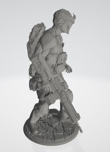 STL file Nolan Fiber Ops - MW3 🤙 ・3D printing design to download・Cults