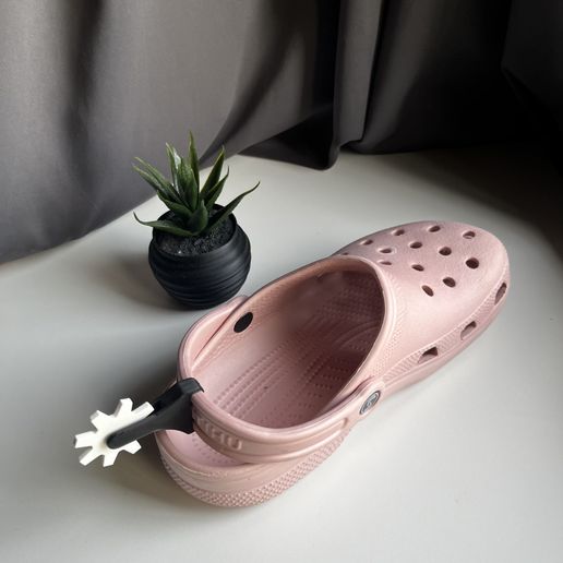 👟 CROC SPUR CLIP CHARM・Archivo STL para Impresión 3D・Cults
