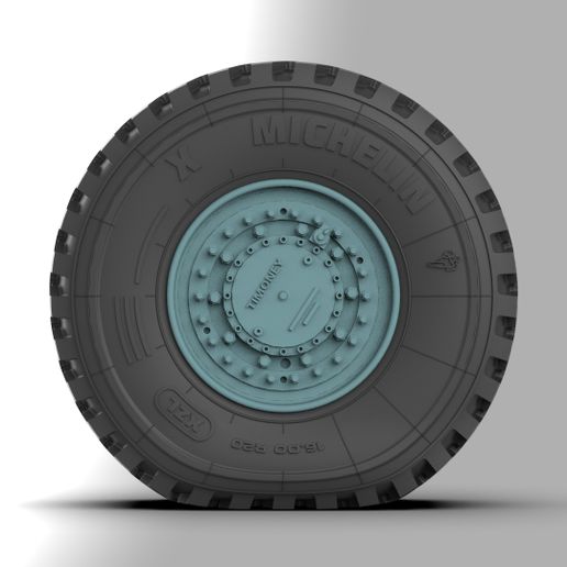 🛞 MICHELIN XZL 16.00R20・ STL File for 3D printing・Cults