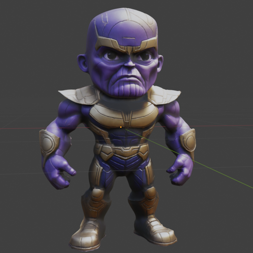 STL file Thanos 3D Model – The Mad Titan Detail 👾 ・Model to download ...