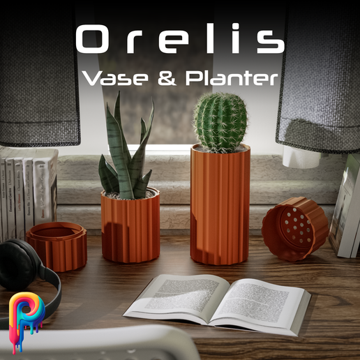 3MF file Orelis Vase & Planter Set by Polymeria 🏺 ・3D print design to ...