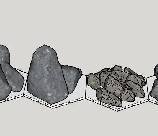 STL file Rock Pile Set 1-- Modular RC Crawler Course for 1\16th 1\18th ...