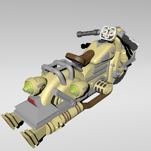 🏍️ Fallout - Motorcycle・Free STL File for ・Cults