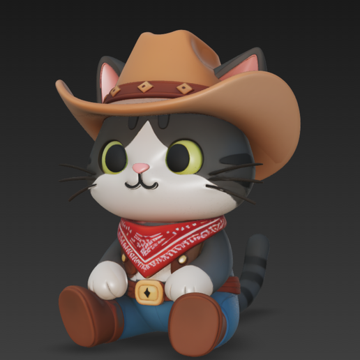 chibi cowboy hat