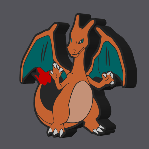 charizard black background