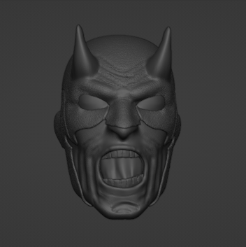 🦸 Daredevil Screaming Head・Free STL File for 3D printing・Cults