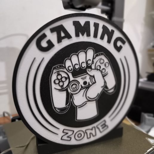 STL file Gaming Zone Led Lightbox 🆓 (3MF)・3D printing model to download ...