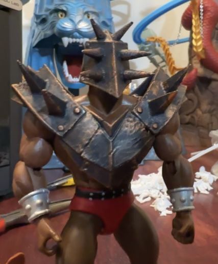 3D printer Spiked Armor and Helmet (Motu compatible) • made with Bambu ...