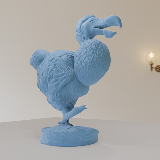 STL file dodo running mouth open stl 🦤 ・3D printing idea to download・Cults