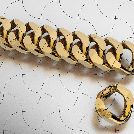 STL file Fine Jewelry, Chain Link 03 🔗 ・3D print design to download・Cults