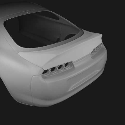 🚗 VARIS SPOILER for TOYOTA SUPRA A80 TAMIYA・ STL File for 3D printing・Cults