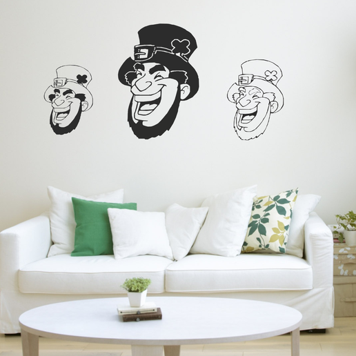 Free STL file St Patrick - Wall Art Decor 🎨 ・3D printable object to ...