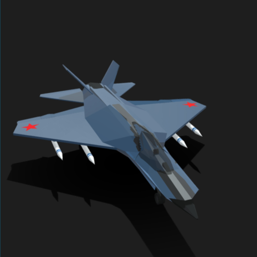 3D file Low-poly MIG-21 lancer 🛩️ ・Design to download and 3D print・Cults