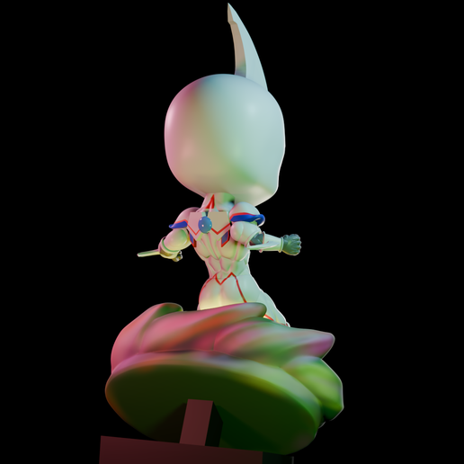 👧 Elemental Hero Neos - Yugioh Chibi diorama・ STL File for 3D printing ...