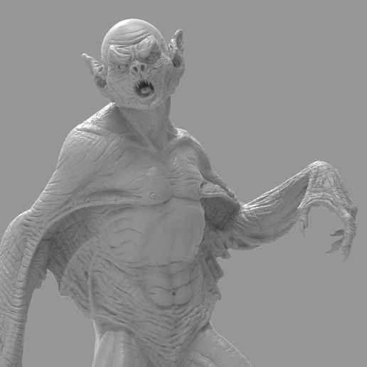 🧛 Gothic Vampire Lord Bat Form High Poly Realistic Creature・ 3D File ...
