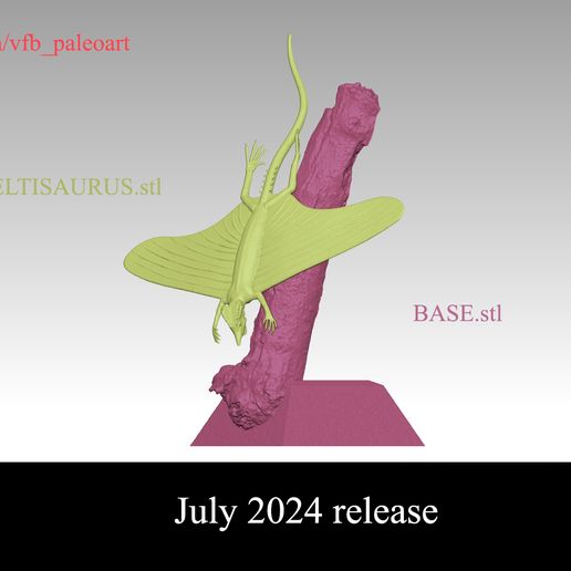 🦎 Weigeltisaurus jaekeli・ 3D File for 3D printing・Cults