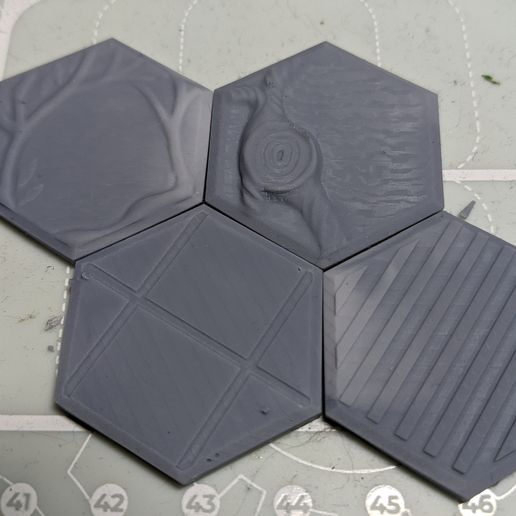 🎲 30MM HEXAGON BASE SERIES THREE・Free STL File for ・Cults