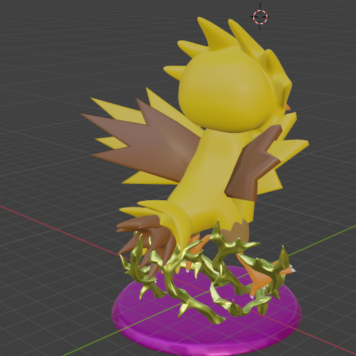 🐉 Pokemon Zapdos・ STL File for 3D printing・Cults