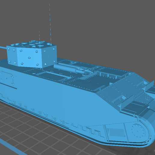 🪖 TOG II tank・ 3D File for ・Cults