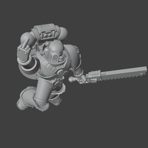 😡 Flying Angry Marine {Fixed}・Free STL File for 3D printing・Cults