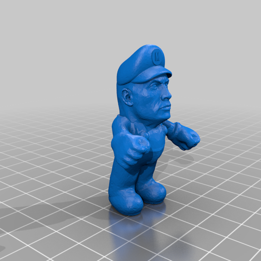 Free 3D file Mario "The Rock" Johnson 🪨 ・3D printer model to download・Cults