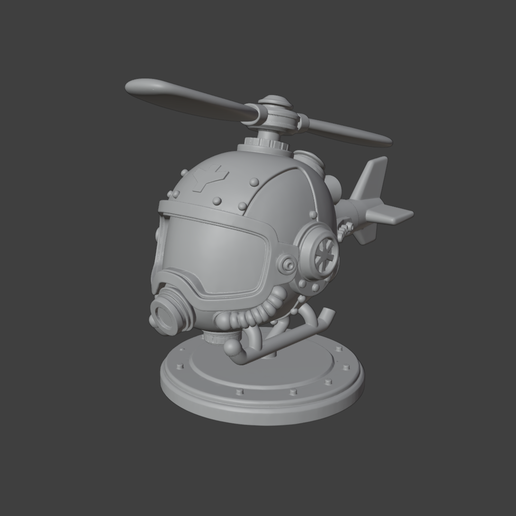 🚁 helicopter・ STL File for 3D printing・Cults