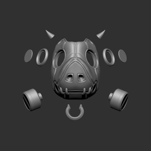 🎃 OVERWATCH2- HALLOWEEN COSPLAY MASK - ROADHOG MASK・ STL File for 3D ...