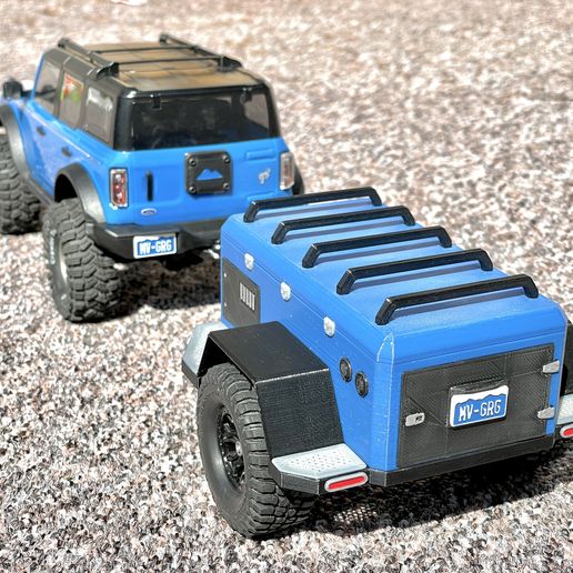 🚐 1/18 trailer for TRX-4M and other scale vehicles・ STL File for 3D ...