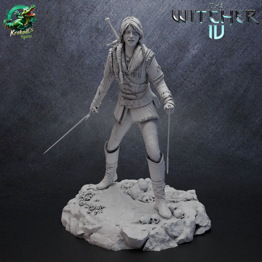 🗿 Ciri Witcher 4・ 3D File for 3D printing・Cults