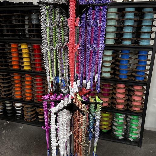 🐉 Articulated Dragon - Retail & Merchandising Floor Stand (Double)・ STL ...