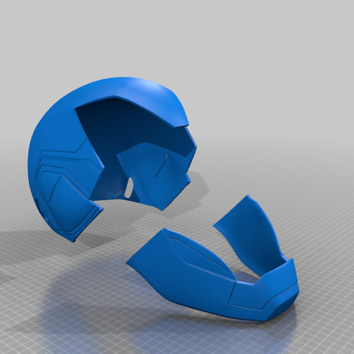 Fichier 3D gratuit Iron Man Mark 85 Endgame Helmet・Objet à télécharger et à imprimer en 3D・Cults