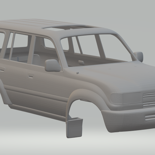 Archivo STL Toyota Land Cruiser Mk6 J80 1995 🚗 ・Design para impresora ...