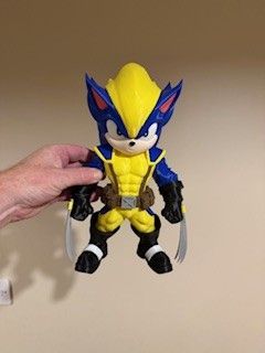🎨 SONIVERINE – SONIC × WOLVERINE Fan art (no ams-multiparts/3mf)・3D ...