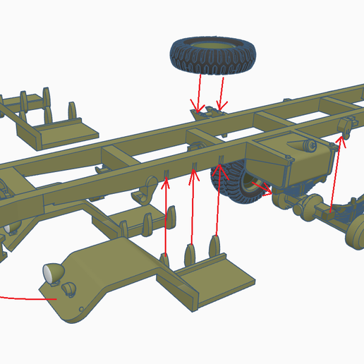 🚚 FWD Har-1 cargo truck・ STL File for 3D printing・Cults