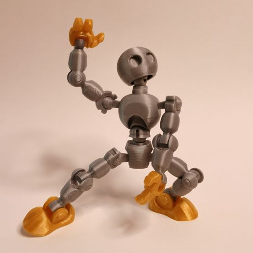 🤖 Flexi Articulated Robot, FlexiBot, Articulated Robot, Print-in-Place ...