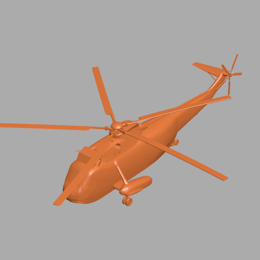 🤴 Sikorsky H-3 Sea King・ STL File for 3D printing・Cults