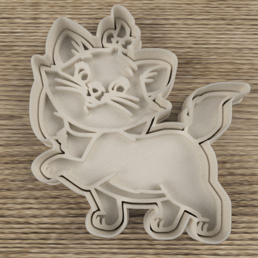🐱 Marie Kitten Cookie Cutter / Cookie Cutter Marie Gatita・ STL File for ...