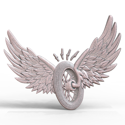 3D file 3D Model STL File for CNC Router Laser & 3D Printer Winged ...