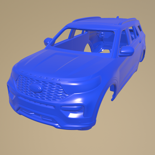 🚙 Ford Explorer ST 2020 PRINTABLE CAR BODY・ STL File for ・Cults