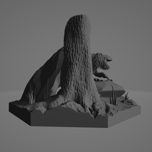 👹 MONSTER HUNTER GREAT JAGRAS FIGURE・ STL File for 3D printing・Cults
