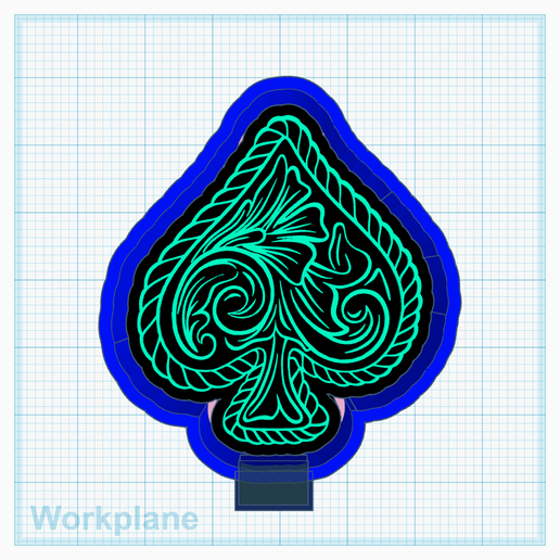 🤠 Tooled Spade・ STL File for 3D printing・Cults