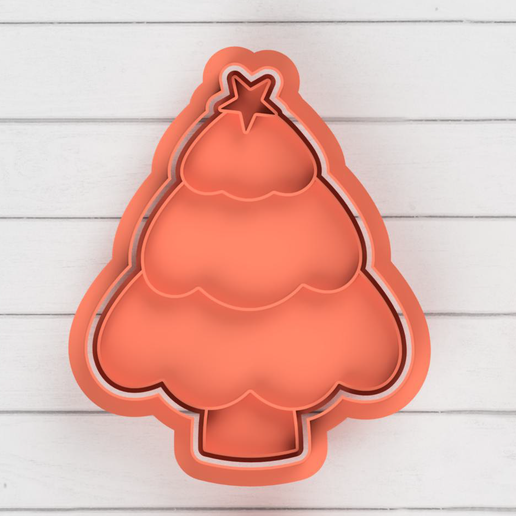 🎄 CHRISTMAS TREE COOKIE CUTTER・ STL File for 3D printing・Cults
