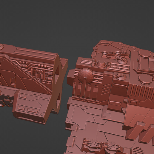🎲 Aggressor-class Destroyer・ STL File for 3D printing・Cults